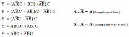 Postulates and Theorems of Boolean Algebra