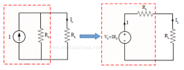 Source Transformation in Electrical Circuits